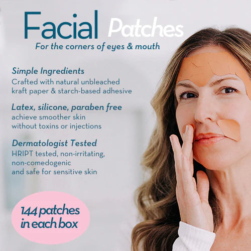Frownies Facial Patches use on Corners of Eyes & Mouth – Frownies UK
